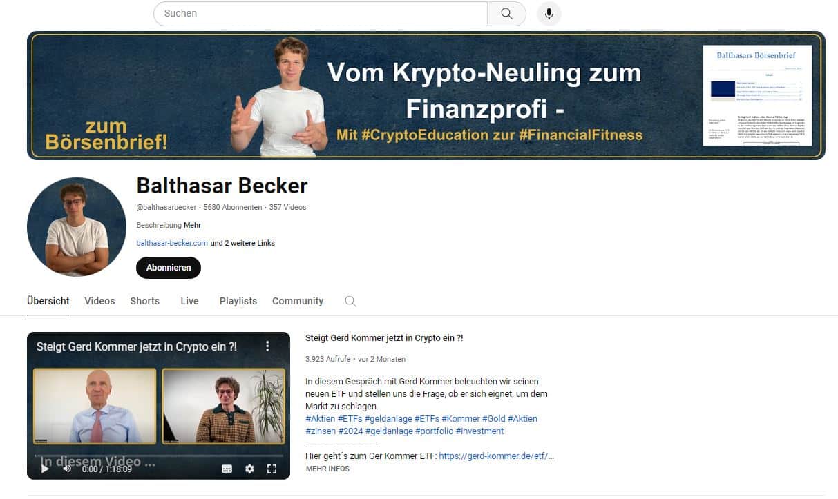 Über mich - Balthasar Becker