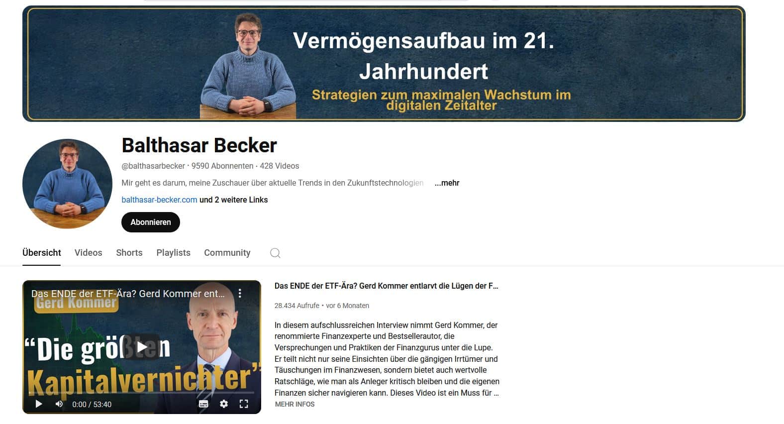 Über mich - Balthasar Becker
